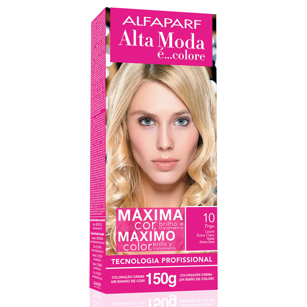 Coloración 10 Rubio Extra Claro Alta Moda 150 g | Salud Global