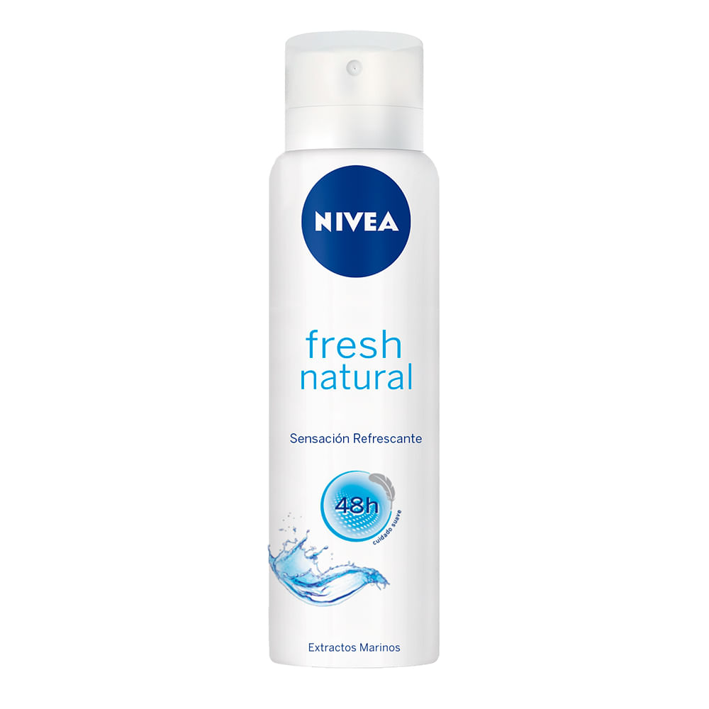 Antitranspirante Spray Fresh Natural Nivea 150ml | Salud Global