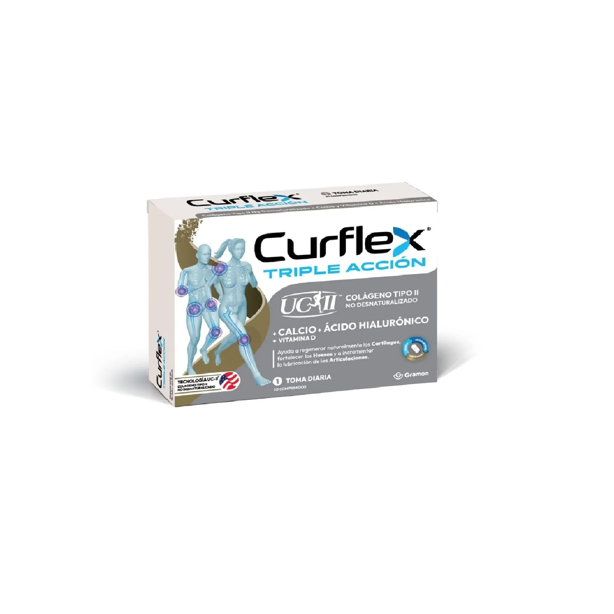 Curflex Suplemento Dietario Triple Acción X 30 Comprimidos | Salud Global